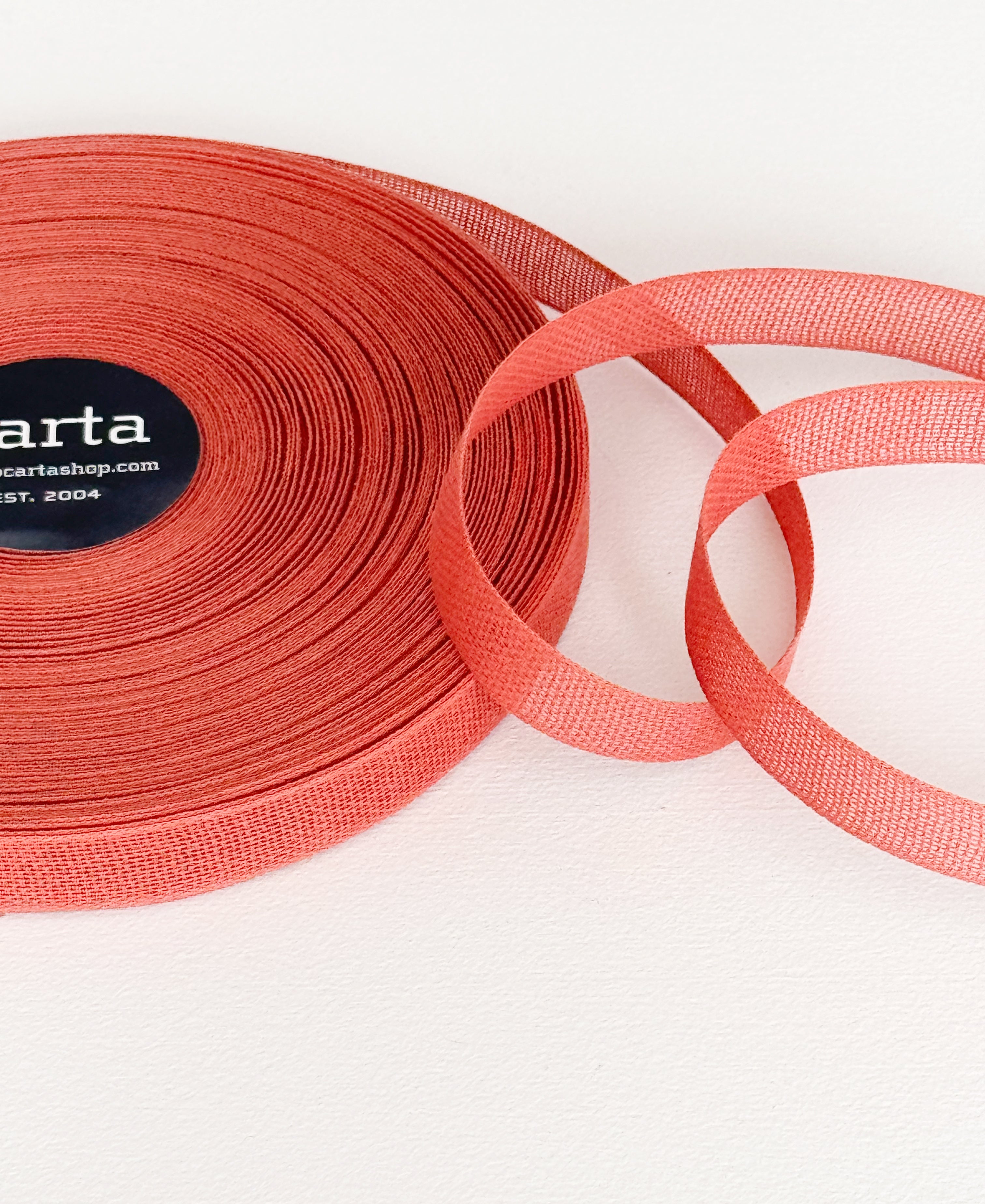 Loose weave cotton ribbon – studio carta shop