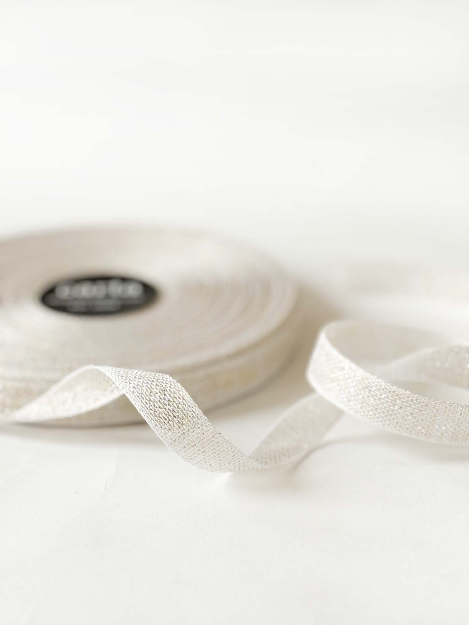Metallic Loose weave cotton ribbon – studio carta shop